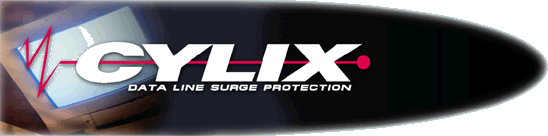 Cylix Data Line Surge Protectors Lightning Protection CAT6 Patch Panel CAT5 Base Page